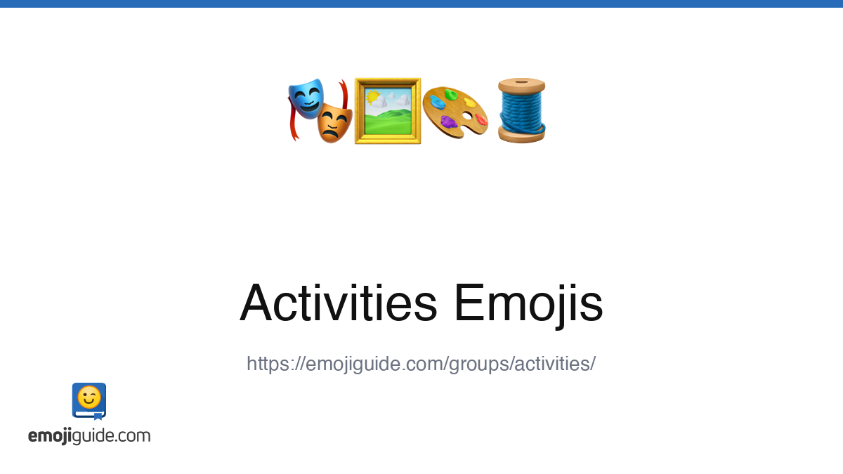 Arts & Crafts Emojis — Activities — Emojiguide