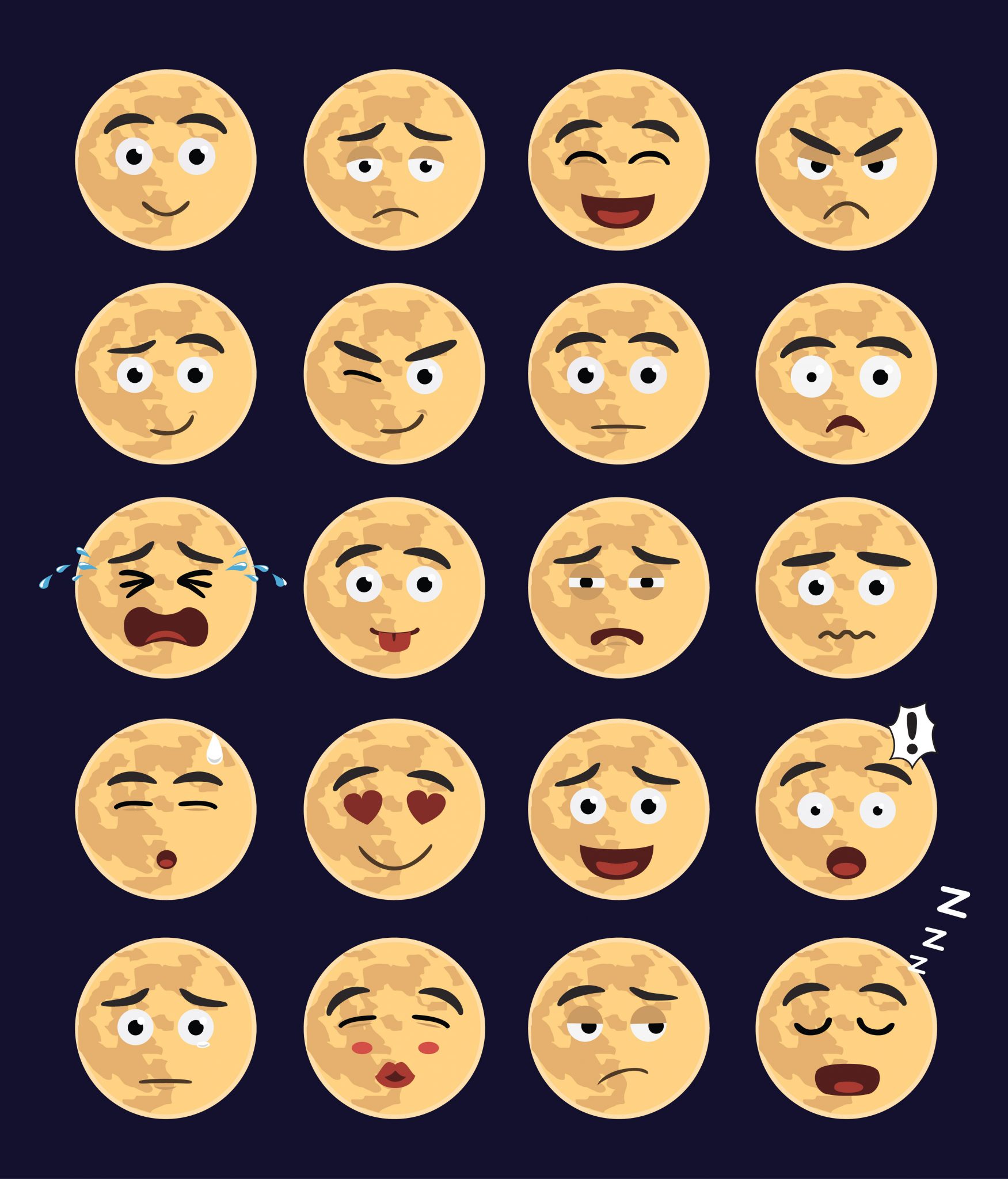 🌙 Moon Emoji: Show Your Love To Infinity And Beyond With This Popular ...