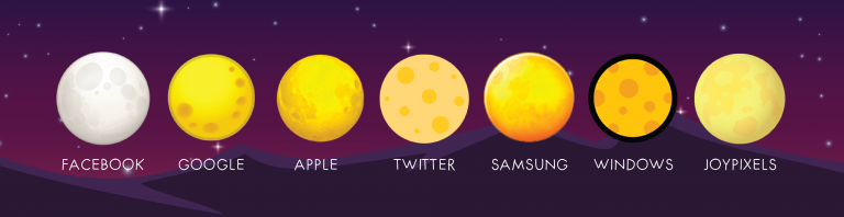 🌙 Moon Emoji: Show Your Love To Infinity And Beyond With This Popular ...